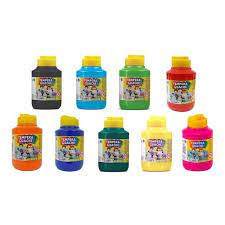 Tinta escolar TEMPERA Guache 250ml e/ou 500ml, diversas cores - ACRILEX ...