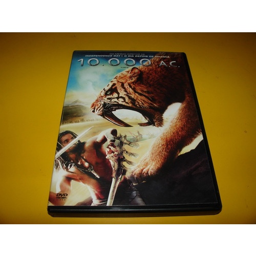 Dvd 10.000 Ac Pre Historico Tigre Dente De Sabre | Shopee Brasil