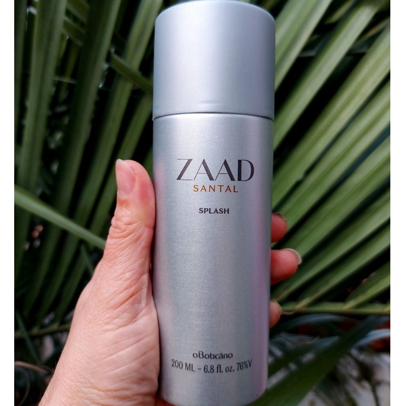 Desodorante Zaad Santal Splash O Boticario 200ml | Shopee Brasil
