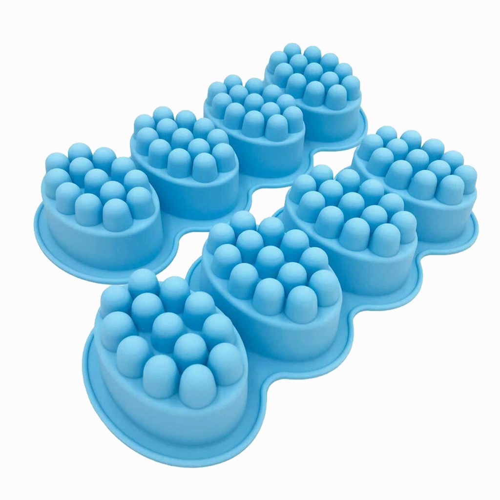 02 und Forma de silicone para sabonete artesanal massageador 4 ...