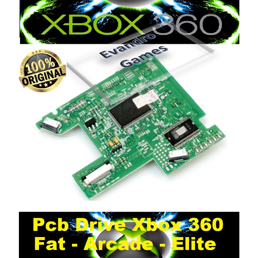Placa Drive Xbox 360 Fat Arcade Pcb | Shopee Brasil