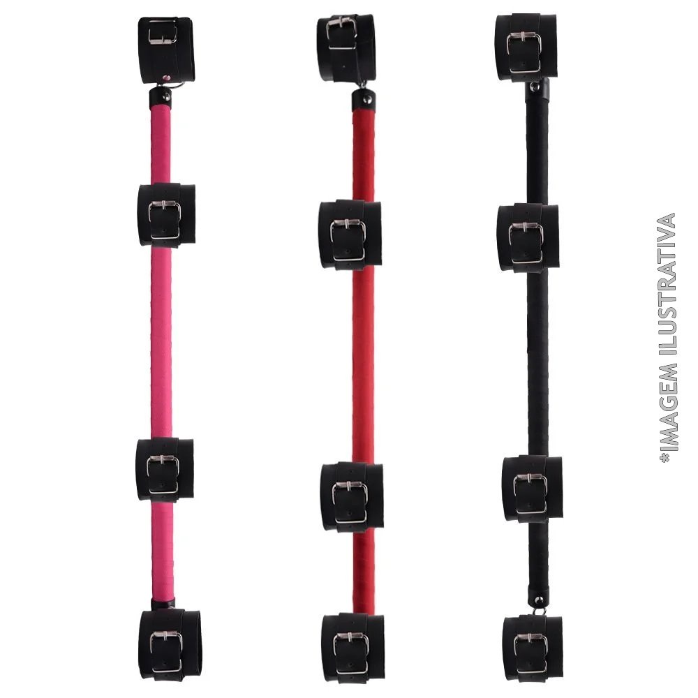 Separador Com Braceletes E Tornozeleiras Colors Hot Brazil Fetiche Bdsm