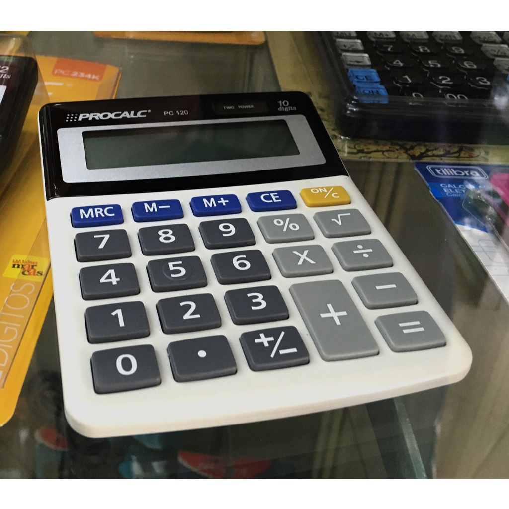 Calculadora de Mesa ProCalc PC 120 | Shopee Brasil