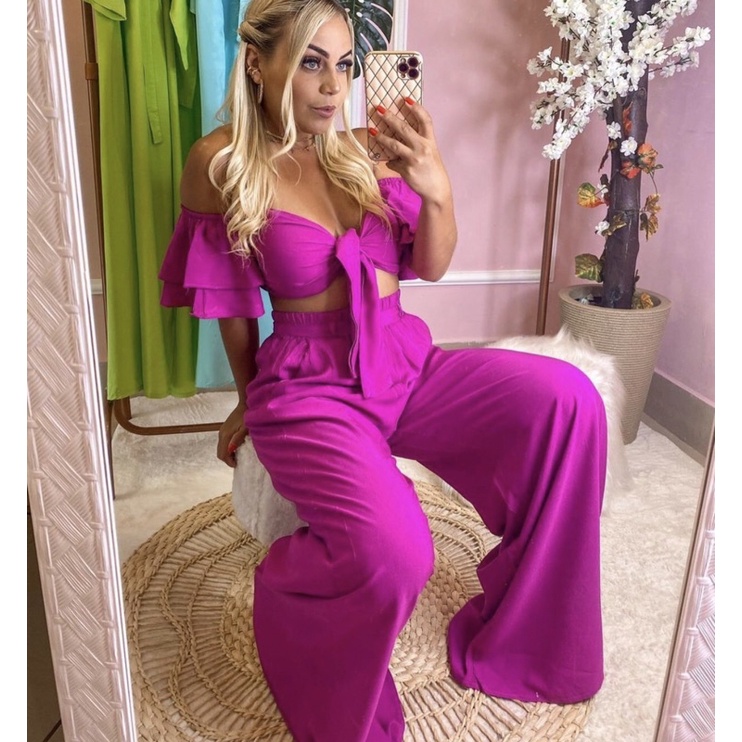 Conjunto Pantalona Luxo Shopee Brasil