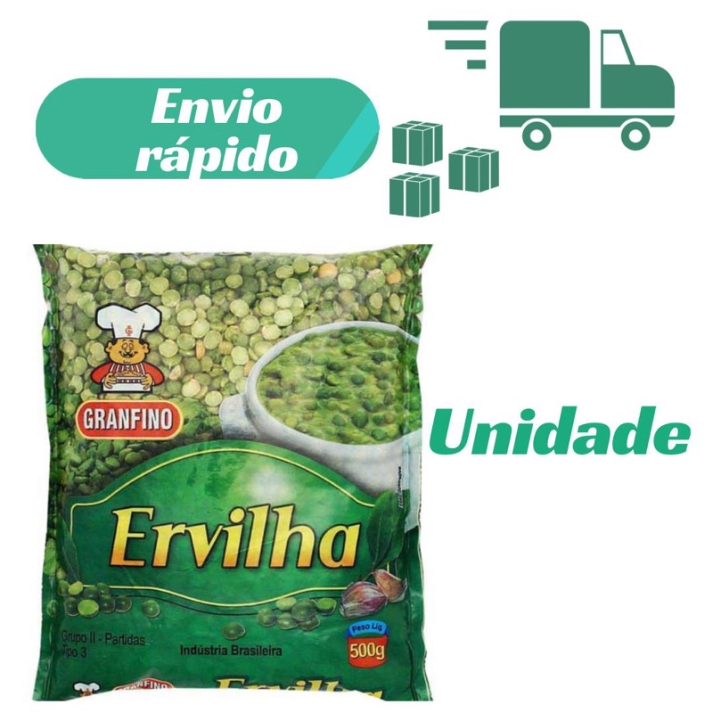 Ervilha Seca Partida Granfino 500g | Shopee Brasil