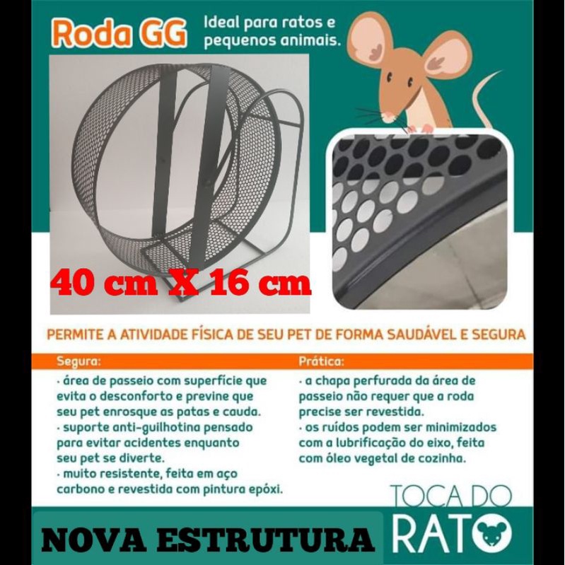 Roda para ratos Twister 40cm | Shopee Brasil