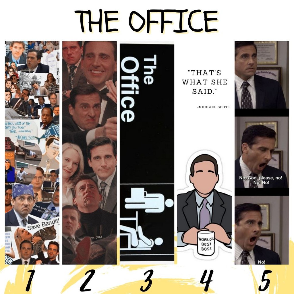 Marcador de Página The Office/Marca Páginas/Personalizado/Papelaria ...