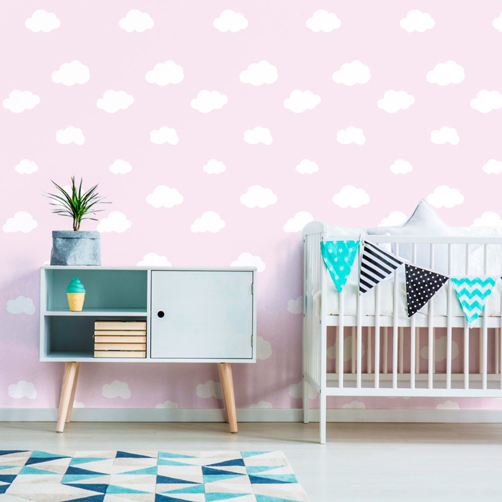 Papel De Parede Nuvens Idgh | Shopee Brasil