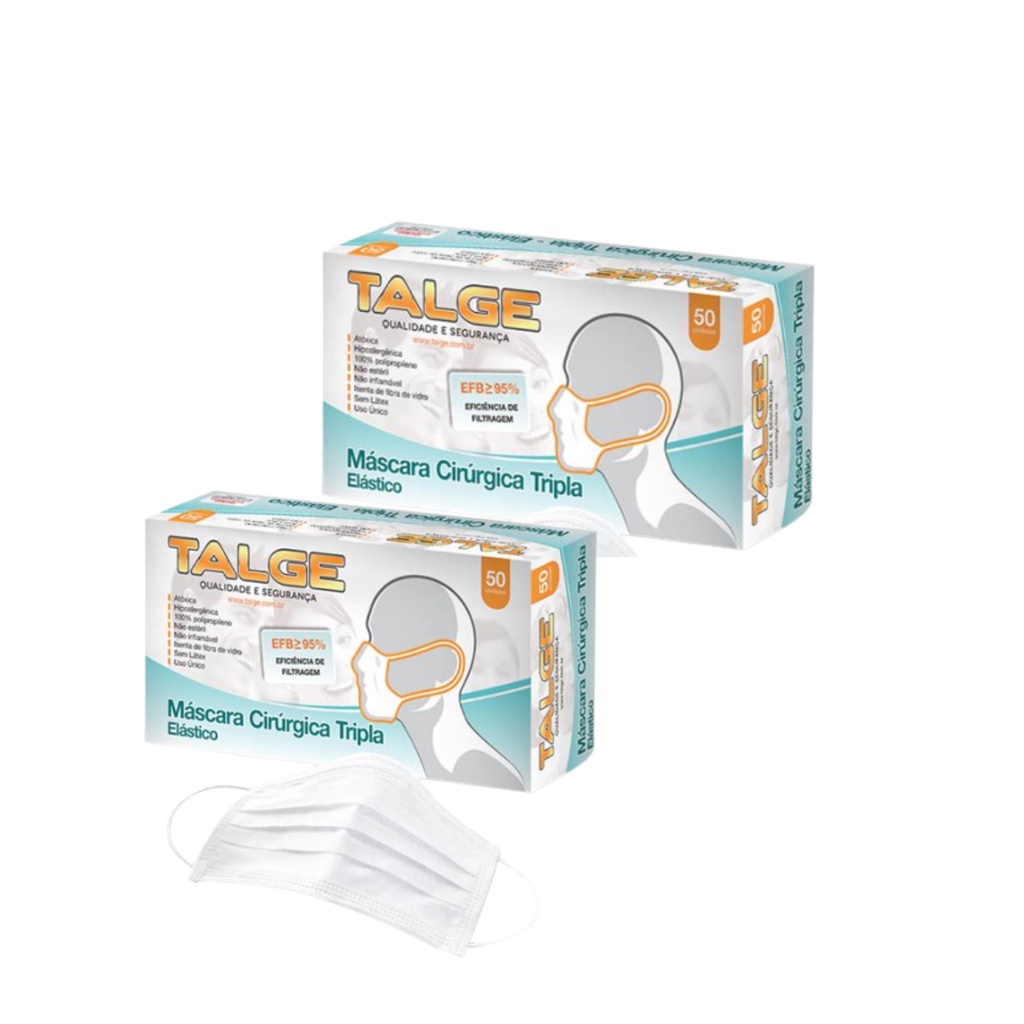 Mascara Tripla Descartavel Talge c/100 unidades | Shopee Brasil