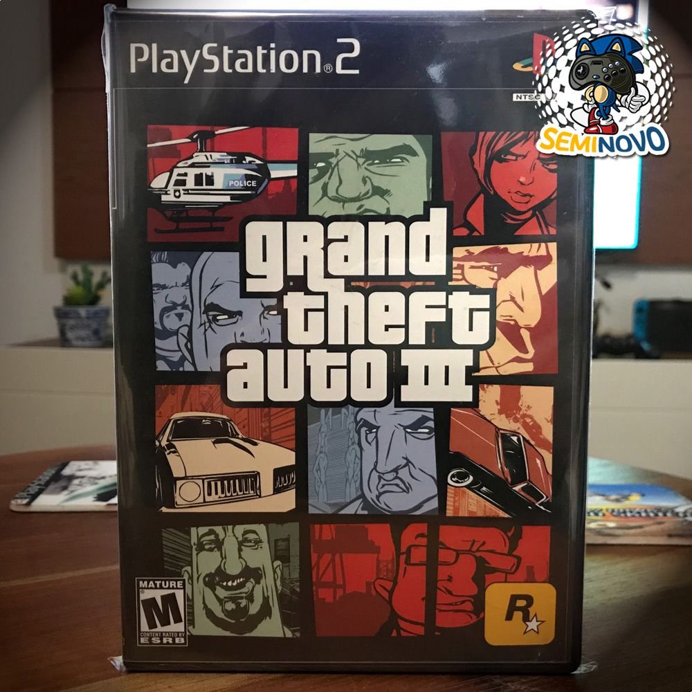 Grand Theft Auto III - GTA 3 - PS2 | Shopee Brasil