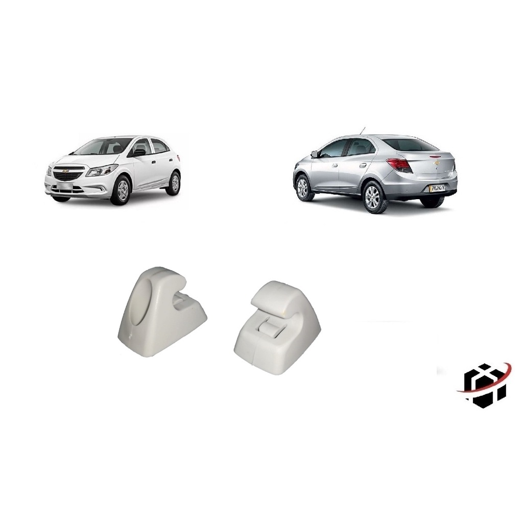 Suporte Quebra Sol Onix 12/ Prisma 12/ Cruze/cobalt (par) | Shopee Brasil