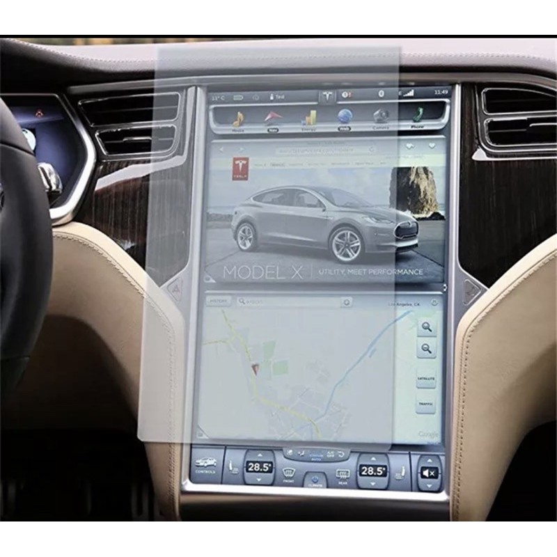 Película De proteção de multimídia tela vertical tipo tesla | Shopee Brasil