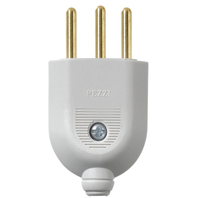 PLUGUE MODELO 2P+T 20A 250V CINZA PEZZI | Shopee Brasil
