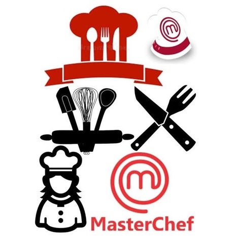 Topo De Bolo MASTERCHEF Cortado Colado Personalizado | Shopee Brasil