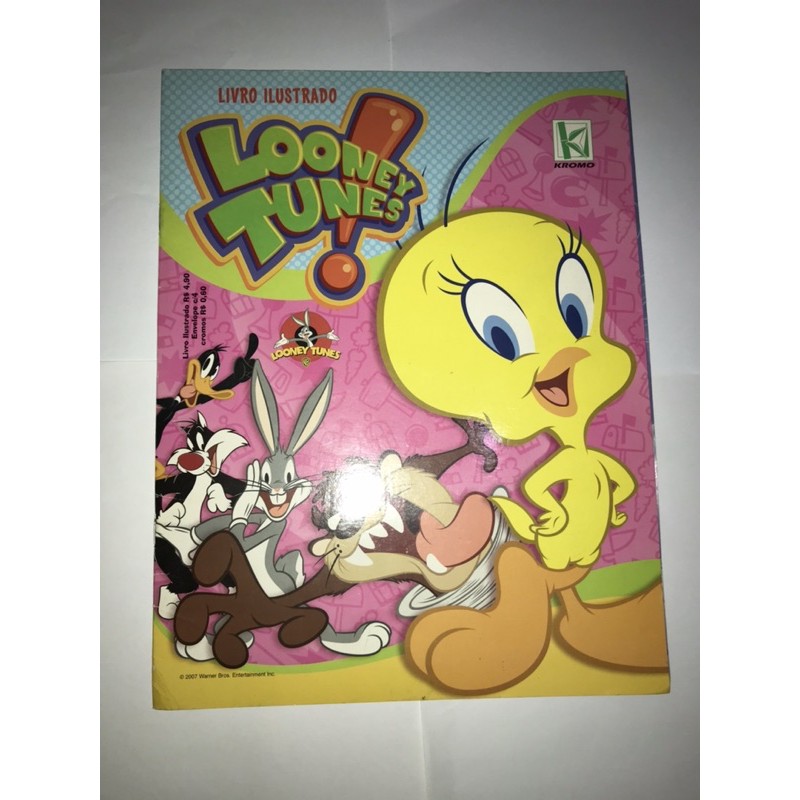 álbum de figurinhas looney tunes 2007 incompleto - incompleto ...