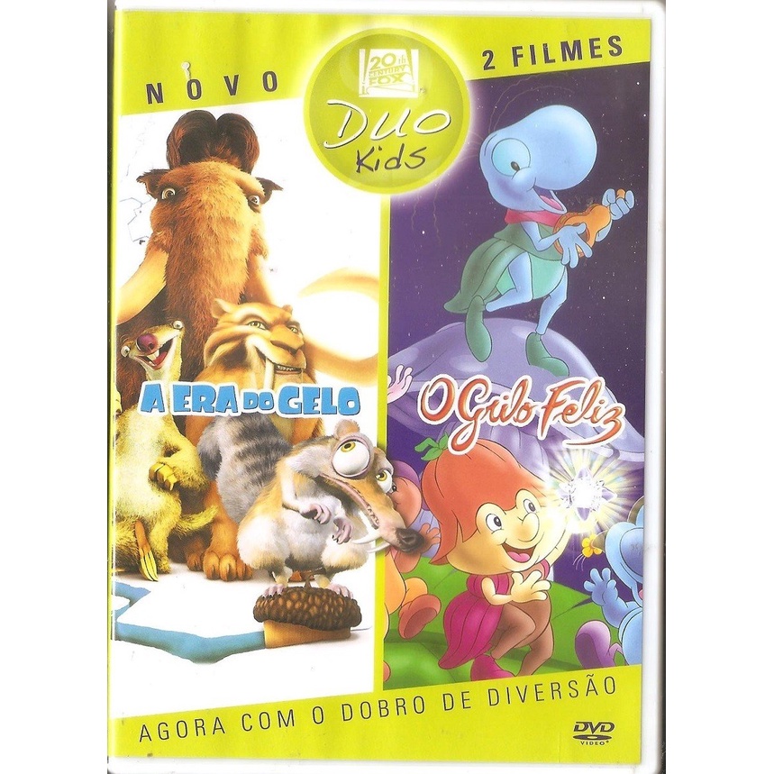 Dvd A Era Do Gelo + O Grilo Feliz (Duo Kids 2 Filmes) (Novo/Original ...