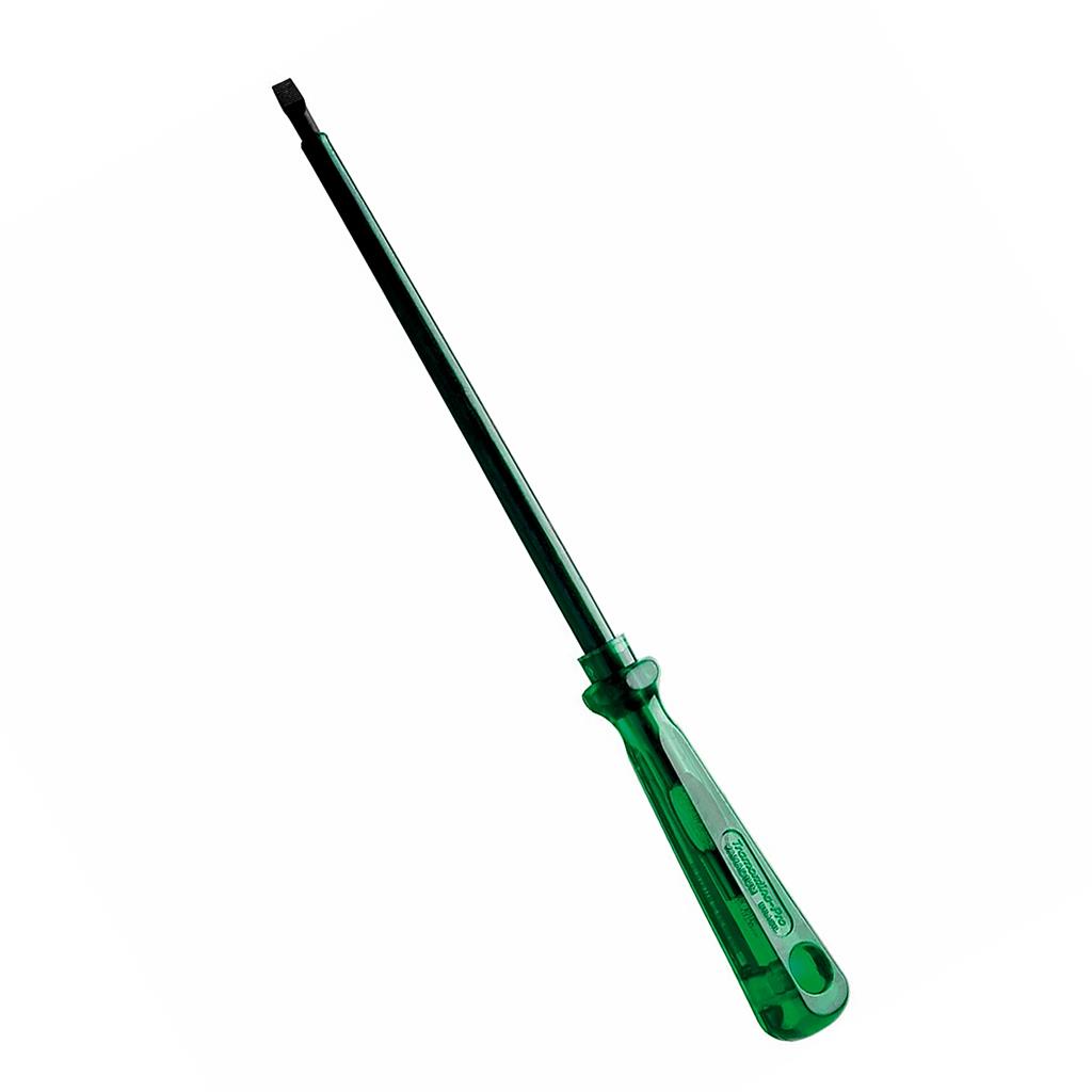 Chave De Fenda Isolada Ponta Chata Em Aco 3x200mm Verde | Shopee Brasil