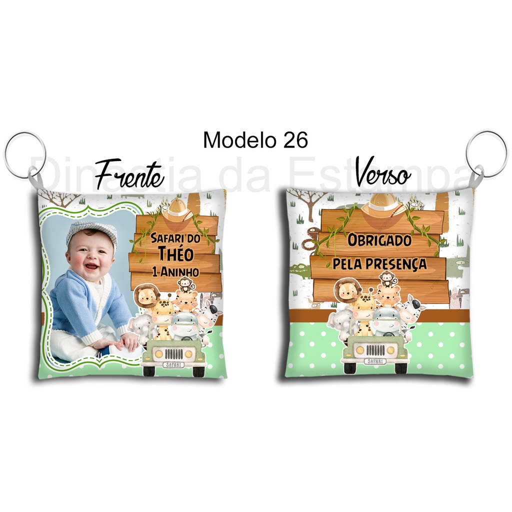 100 Lembrancinhas Chaveiro Almofada Tema Fazendinha Almochaveiro ...