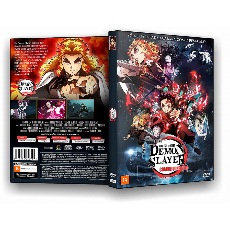 Dvd Demon Slayer - Comboio Infinito - O Filme | Shopee Brasil