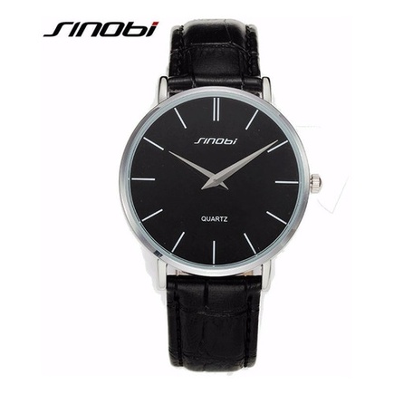 Relógio Casual Masculino Sinobi Modelo Super Slim | Shopee Brasil