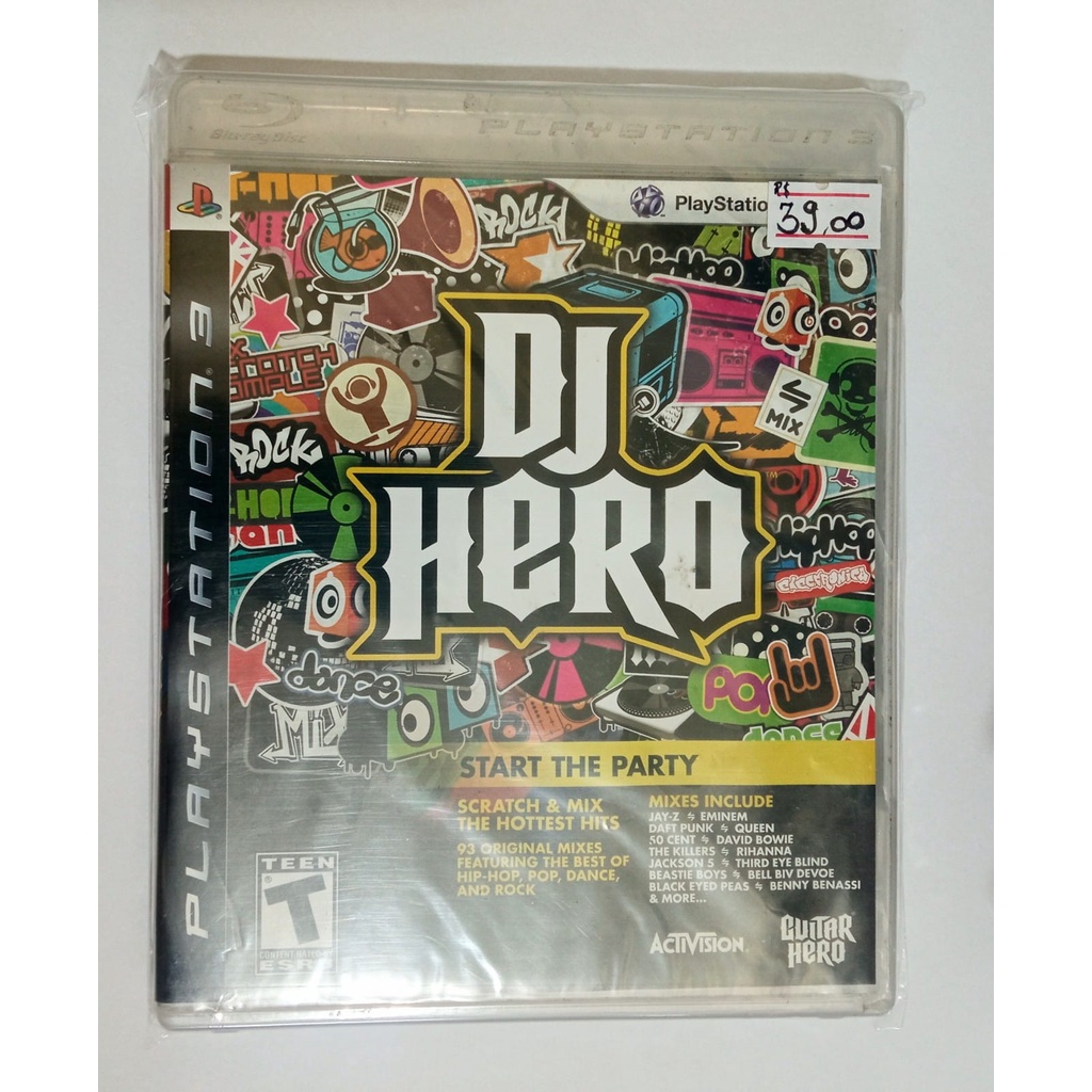 Jogo Original DJ Hero Playstation 3 PS3 | Shopee Brasil