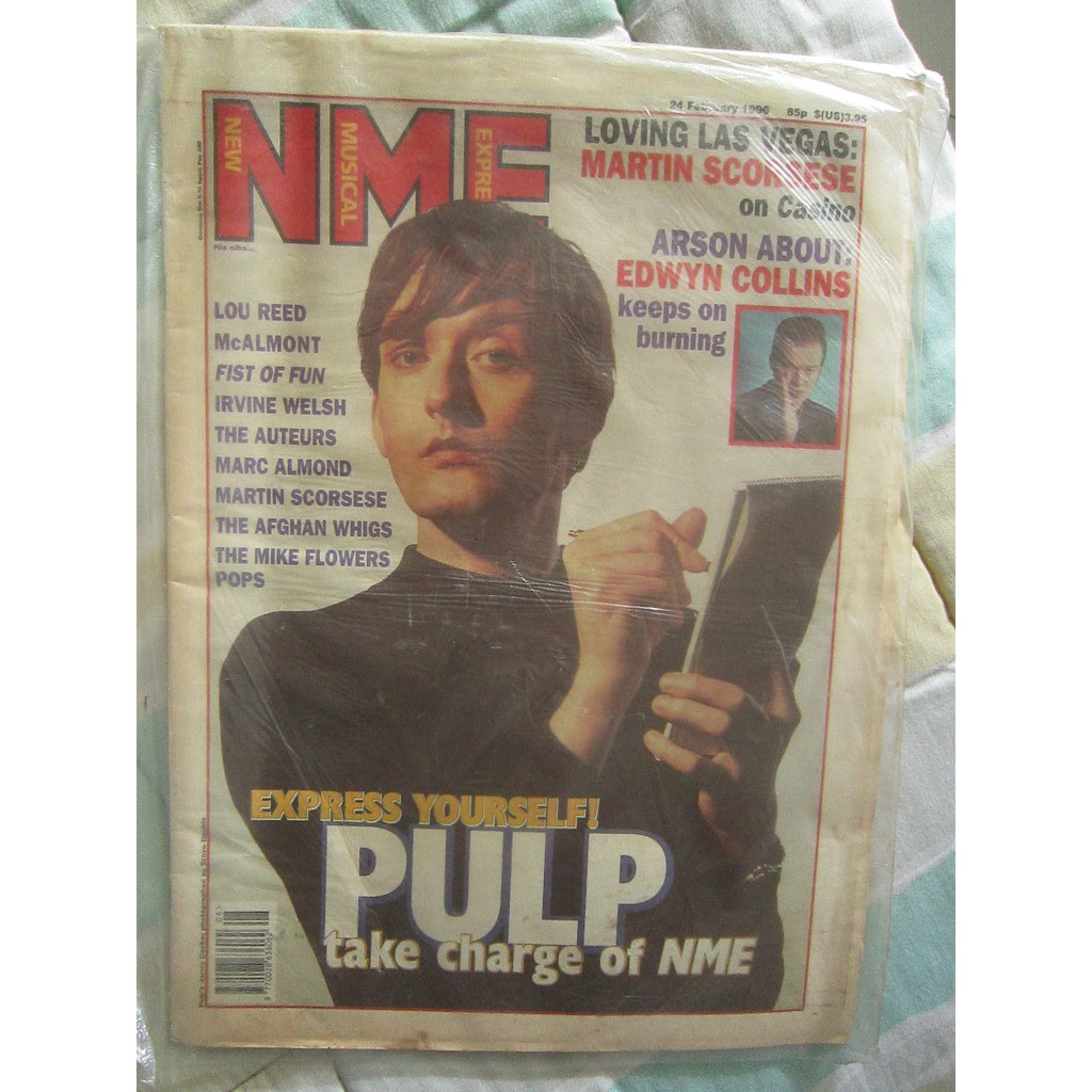 Revista NME 24-02-1996 Lou Reed + PULP | Shopee Brasil