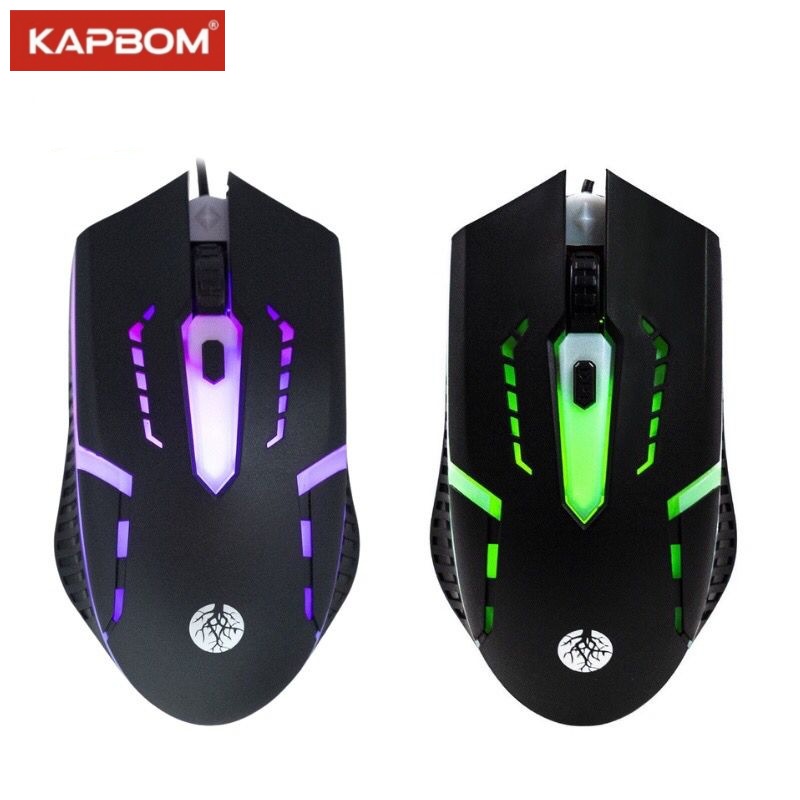 Mouse Gamer Usb Com Led RGB DPI Ajustável Com Fio KA-609 KAPBOM ORIGINAL | Shopee Brasil