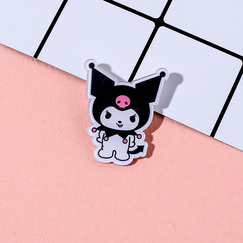 Broche Fofo De Acrílico Para Roupas/Bolsas Com Pingente | Shopee Brasil