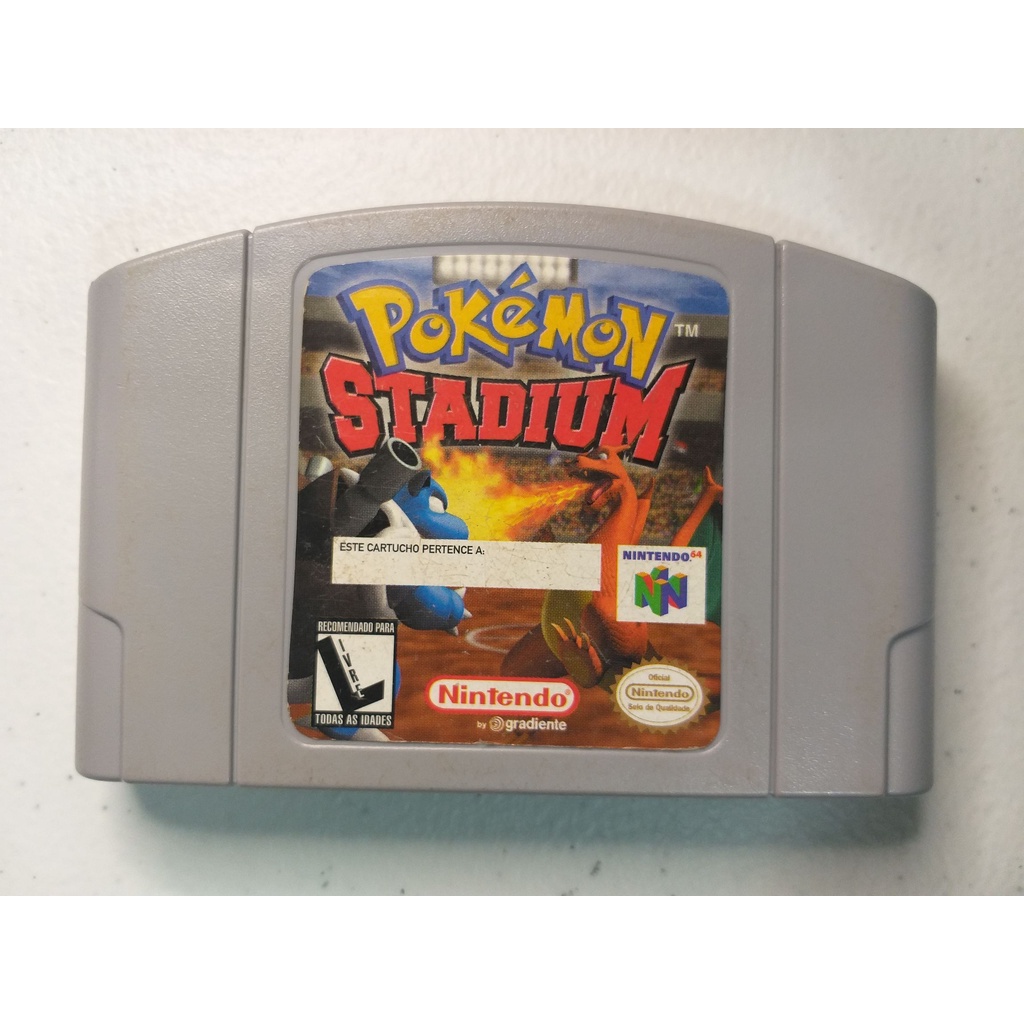 Pokemon Stadium - Nintendo 64 - Cartucho Original Americano | Shopee Brasil