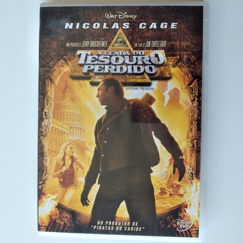 DVD Original A Lenda do Tesouro Perdido (Nicolas Cage) (Promoção monte ...