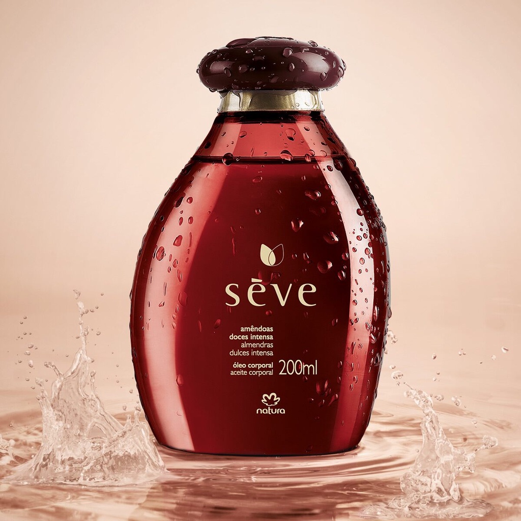 Óleo Corporal Sève Natura (Regular, Refil ou Miniatura): Amêndoas Doces ...