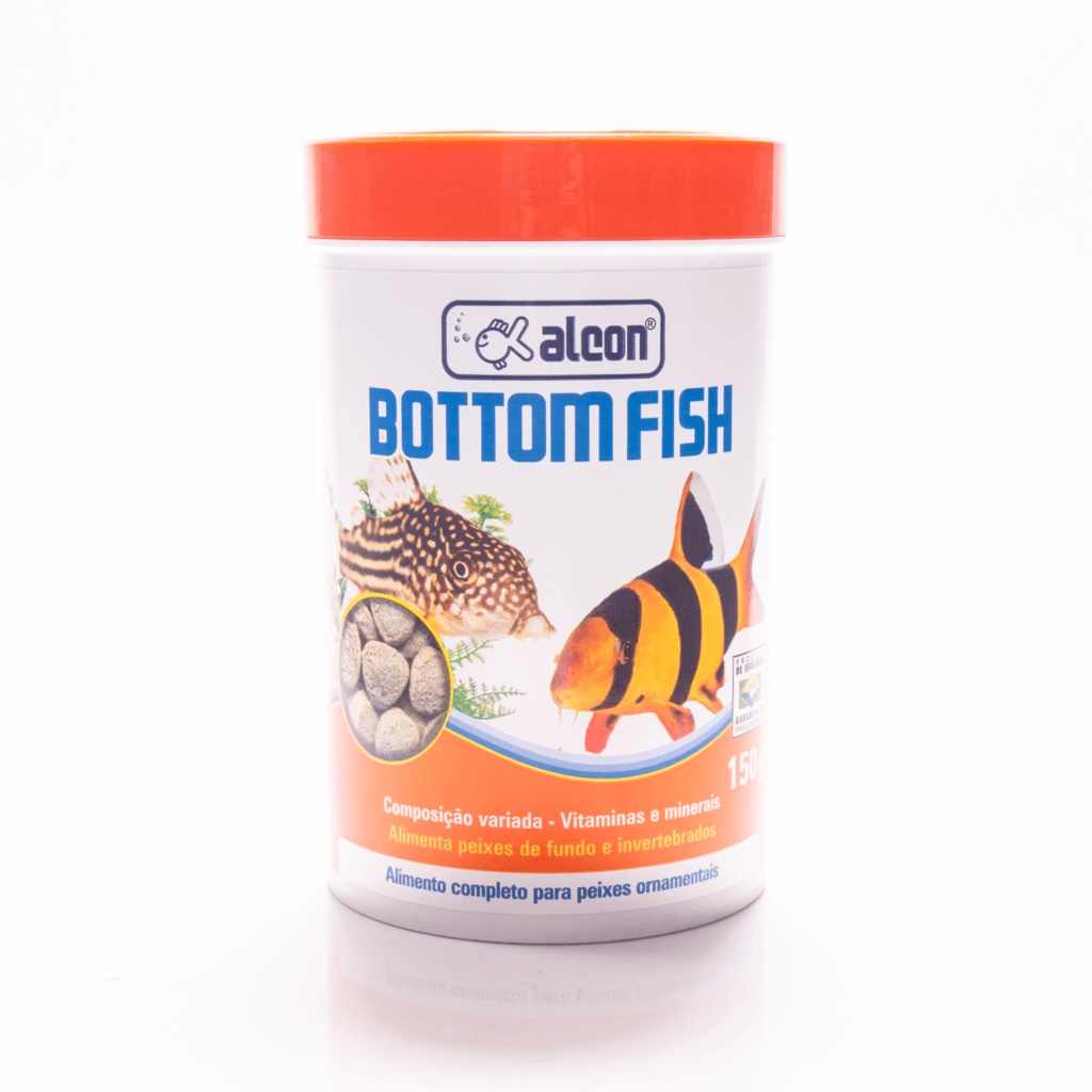 Ração para Peixe de Fundo Alcon Botton Fish Alcon 50 G (Ex Cascudo ...