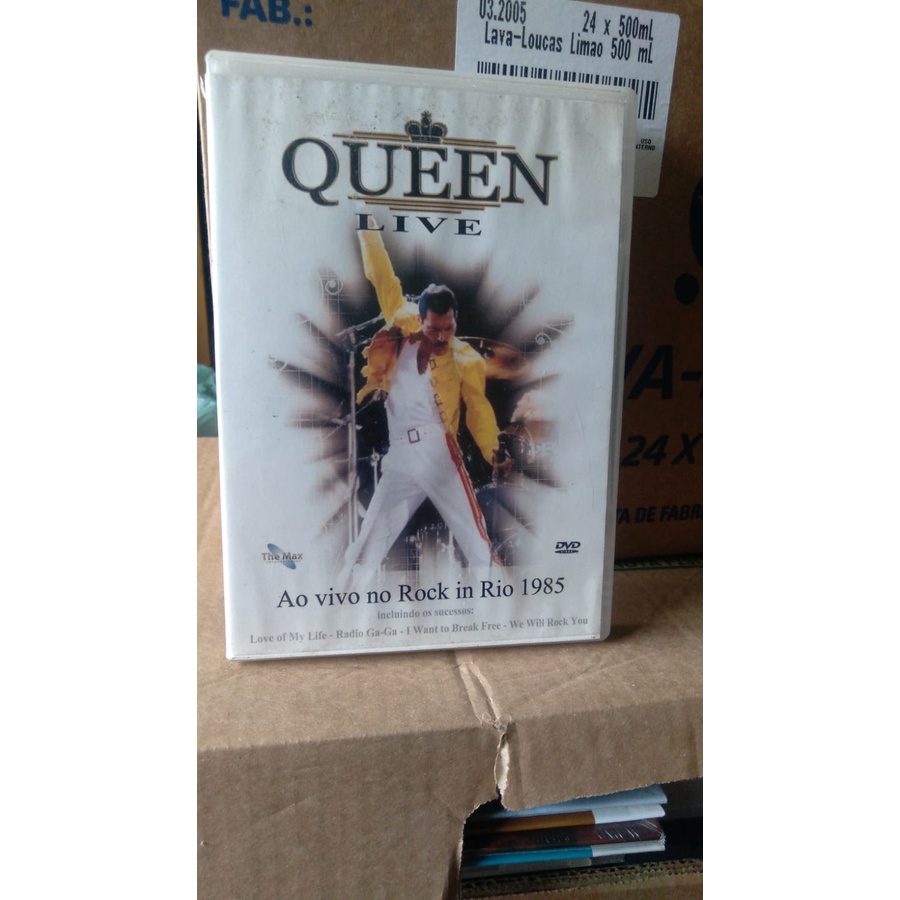 DVD Queen Ao Vivo no Rock In Rio | Shopee Brasil