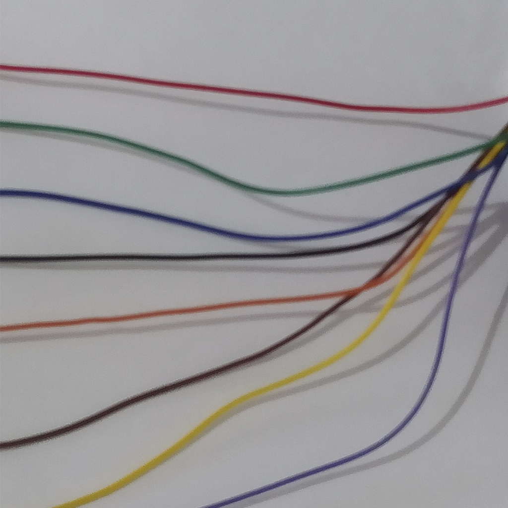 1 Metro fio condutor eletrônico 30 AWG Varias Cores a Escolha Para aeromodelismo, automodelismo ...