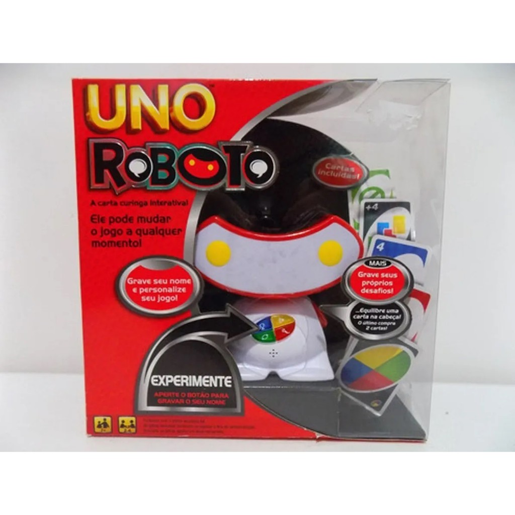 Uno Roboto Mattel | Shopee Brasil