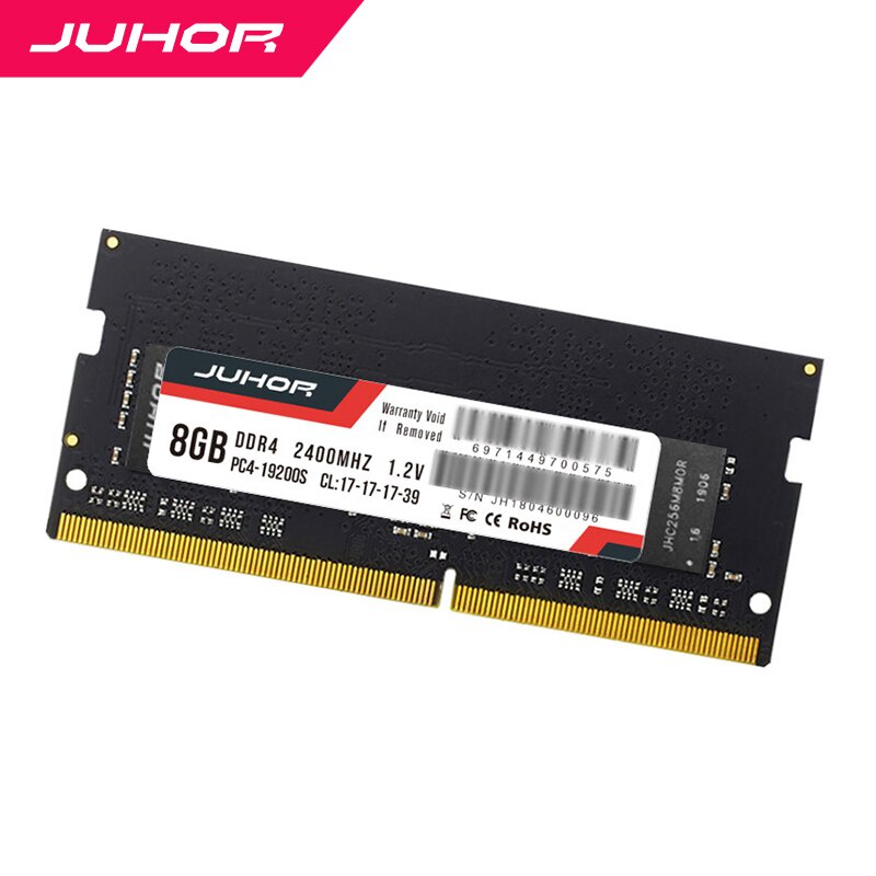 Memória Juhor DDR4 8 GB, 16 GB, 2400 MHz, 2666 MHz, 3200 MHz, NOVA, Lacrada, Para Notebook - do ...