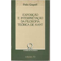 Exposição e Interpretação da Filosofia Teórica de Kant - Autor - Felix ...