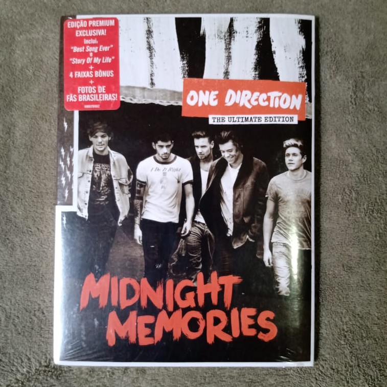 One Direction CD Midnight Memories The Ultimate Edition - Novo | Shopee ...