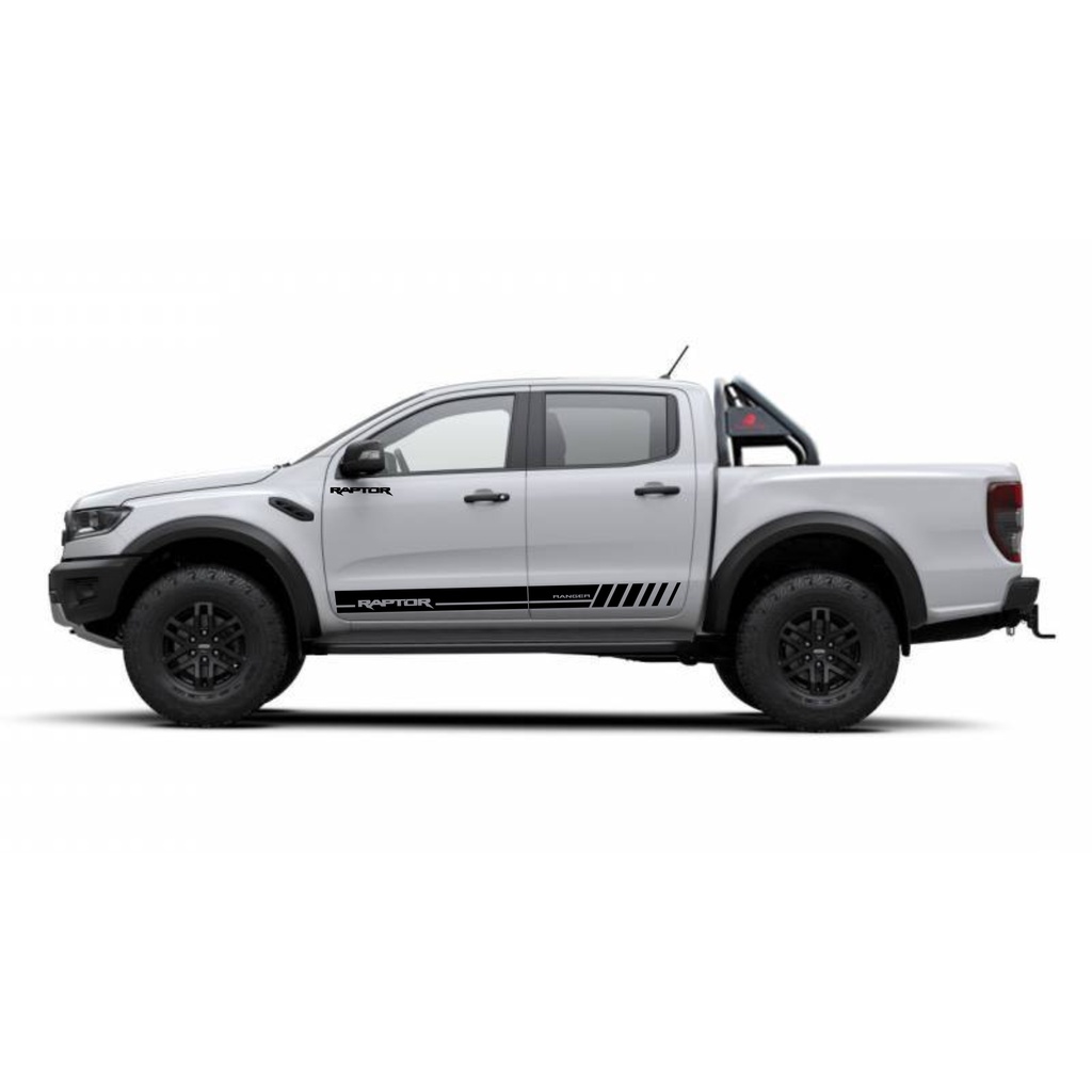Kit 4 Adesivos Ford Ranger Raptor Faixa Lateral Acessórios | Shopee Brasil