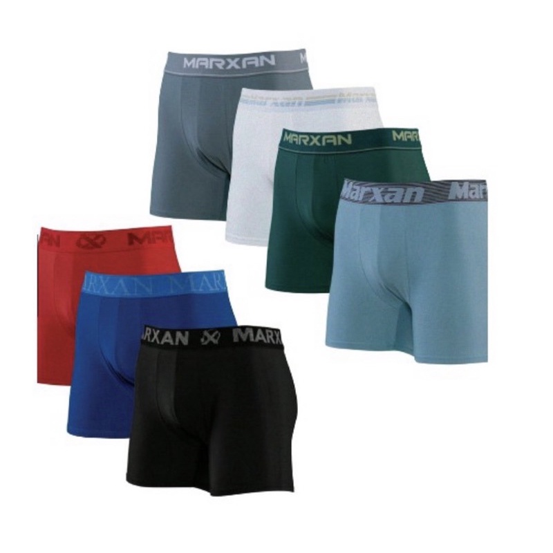 kit 10 cuecas marxan boxer box cores variadas XG | Shopee Brasil