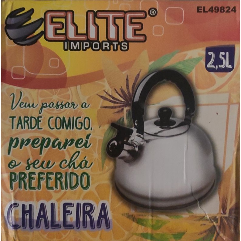 Chaleira Elite 2,5 Litros | Shopee Brasil