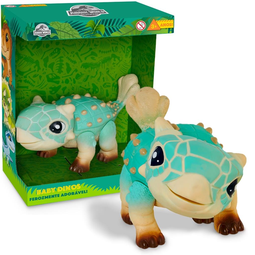 Dinossauro Bumpy Jurassic World Dinos Baby - Pupee | Shopee Brasil