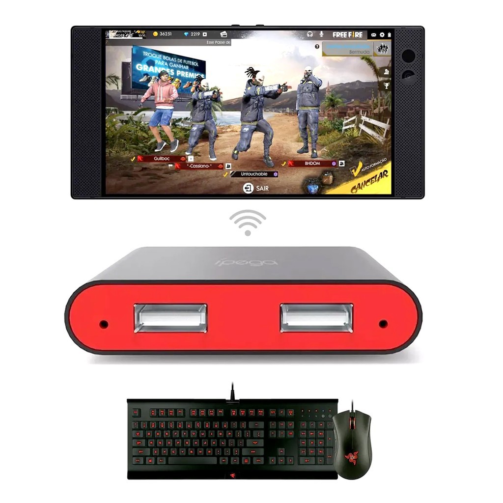 Adaptador Bluetooth Ípega Teclado Mouse Celular | Shopee Brasil