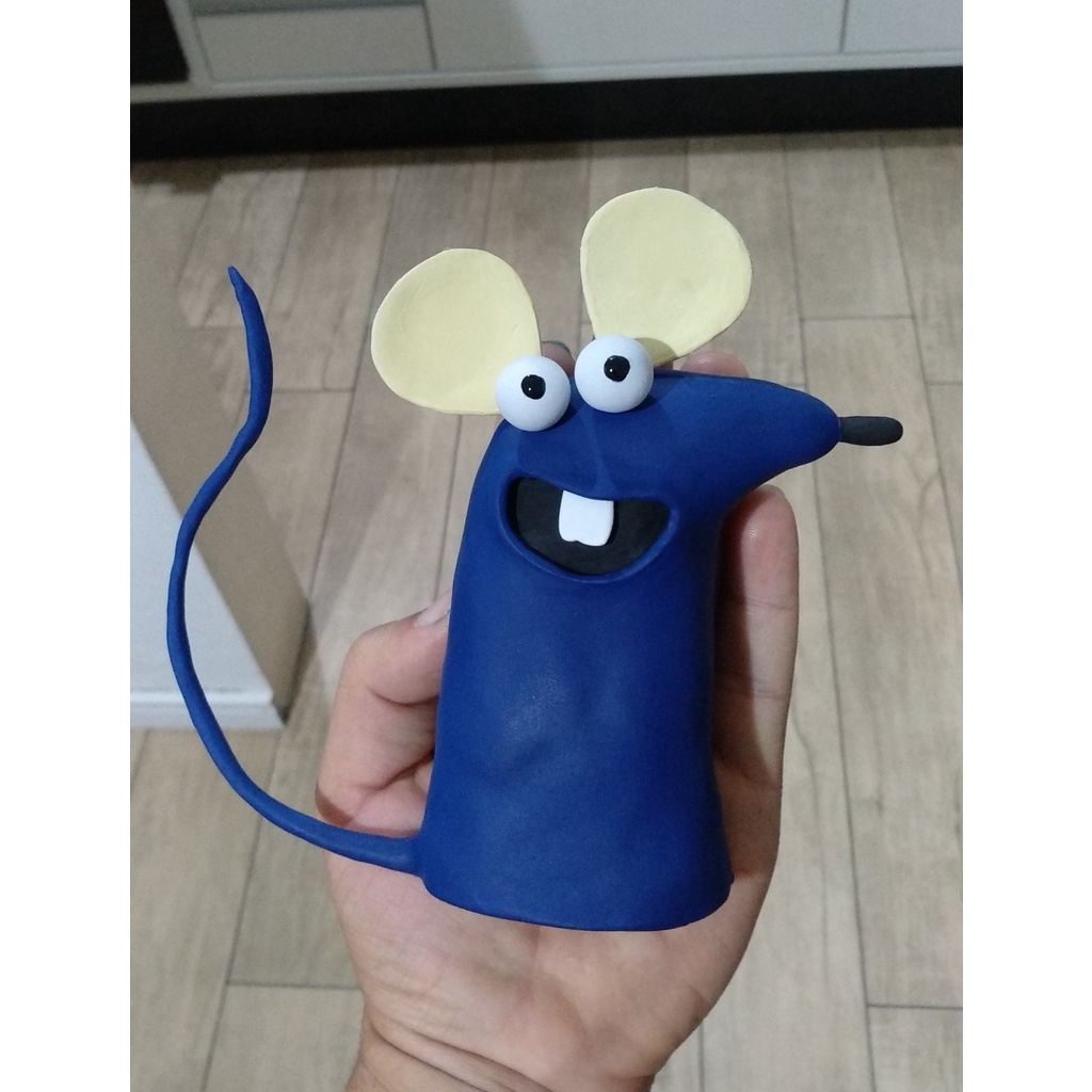 Rato Castelo Rá Tim Bum em Biscuit Ratinho Ratimbum Rato azul | Shopee ...