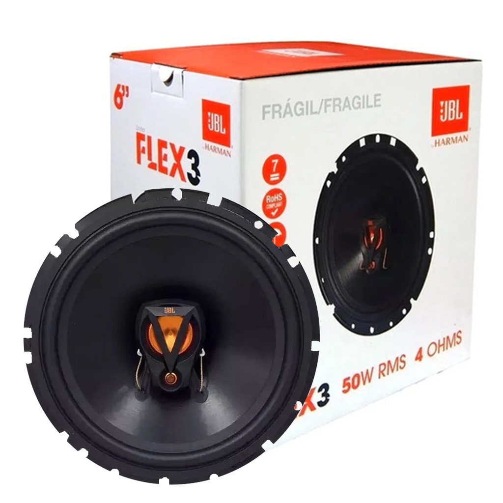 Par Alto Falante JBL Flex 6 50W RMS 6TRFX50 | Shopee Brasil