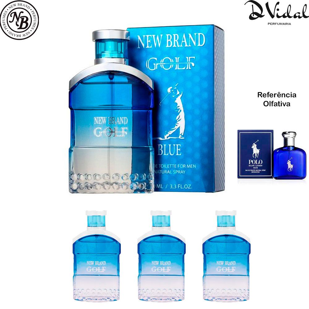 Combo 03 Perfumes Golf Blue New Brand Eau de Toilette - Perfume ...