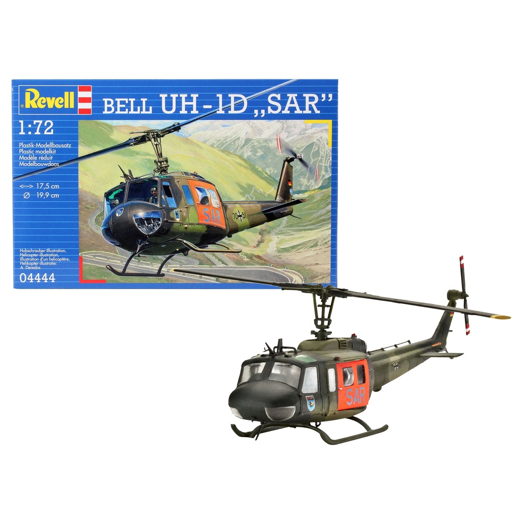 Revell 04444 BELL UH-1D '' SAR '' 1:72 | Shopee Brasil