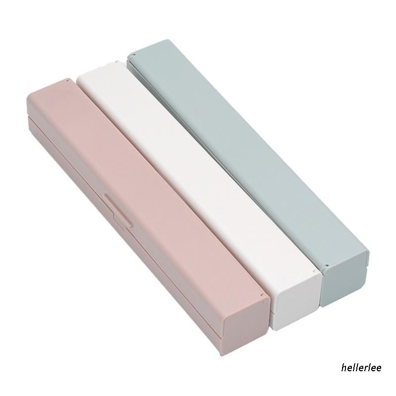 Creative Rectangle Cling Wrap Storage Box with Cutter Plastic Wrap ...