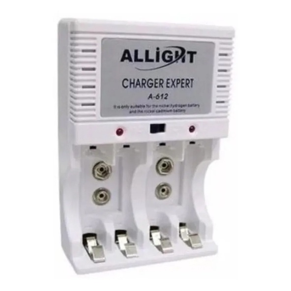 Carregador De Pilha Aa/aaa Bateria 9v Recarregável Bivolts Allight Xh ...