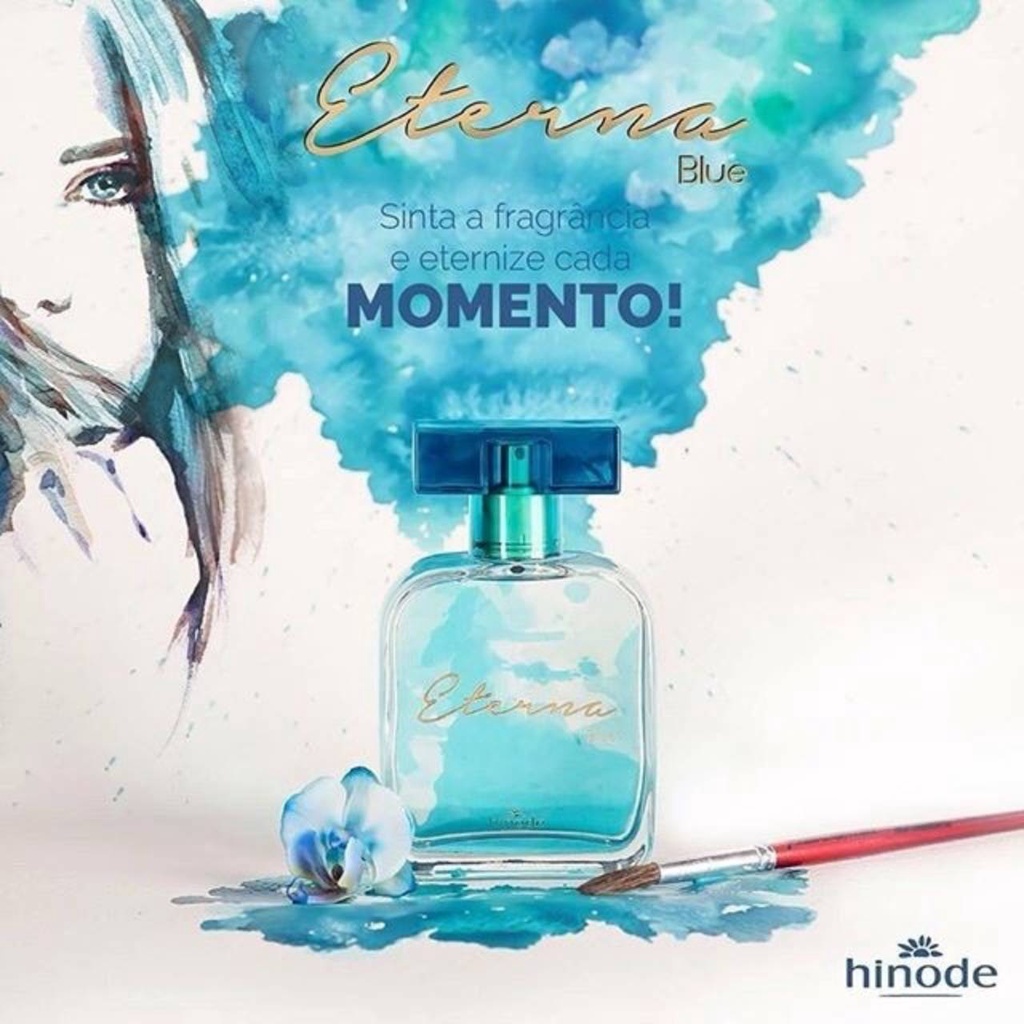 Perfume Feminino Hinode Eterna Blue 100ml Original Lacrado | Shopee Brasil